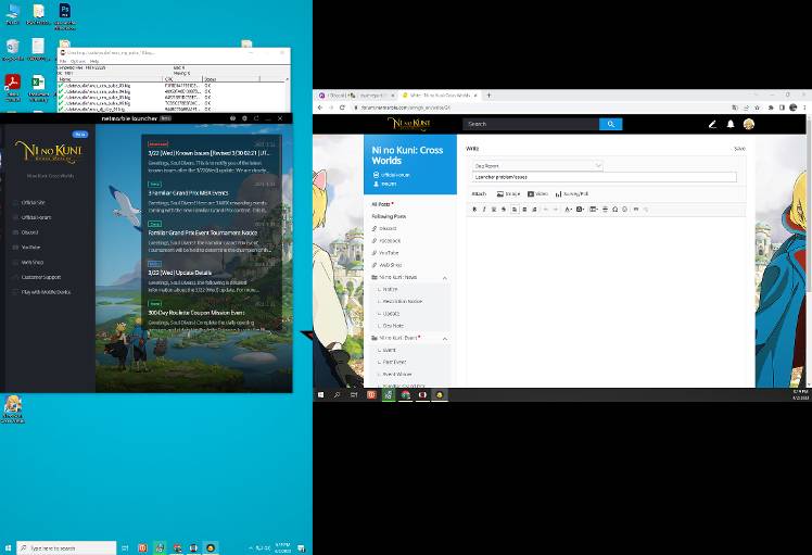 Launcher problem/issues play setting do not appear, unable to maximized ...