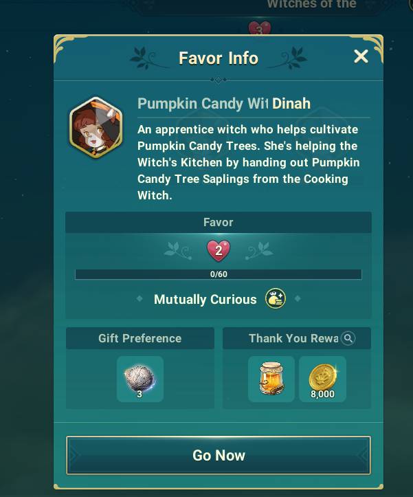 NPC Pumpkin Candy Dinah asking for fuzzballs. Working as intended? - Ni ...