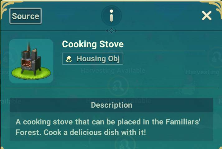Witch's Kitchen (Cooking) and NPC Favor System - Ni no Kuni: Cross Worlds