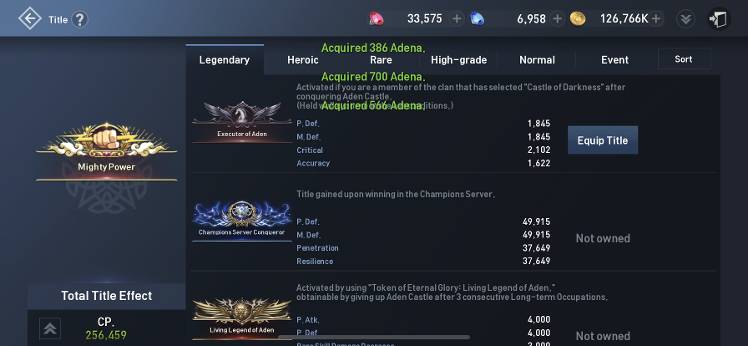 Missing champion title - Lineage 2 : Revolution - Netmarble Forums