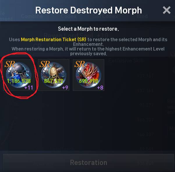 change morph recovery ticket - Lineage 2 : Revolution - Netmarble Forums