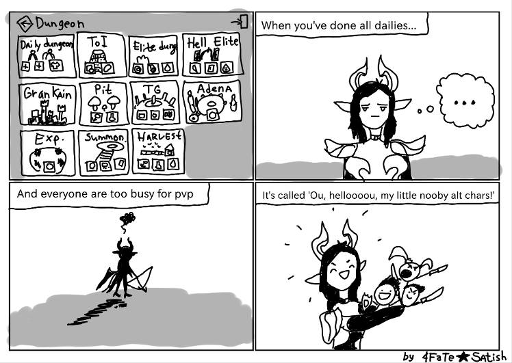 Comics L2R by Satish (ノ°益°)ノ - Lineage 2 : Revolution - Netmarble Forums