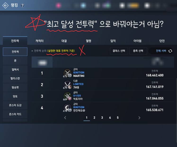 리니지 2 레볼루션 공식 커뮤니티 Gm보세여 전투력 관련 건의 Netmarble Forums