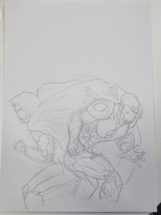Drawing : Infamous / Superior Iron Man - MARVEL Future Fight