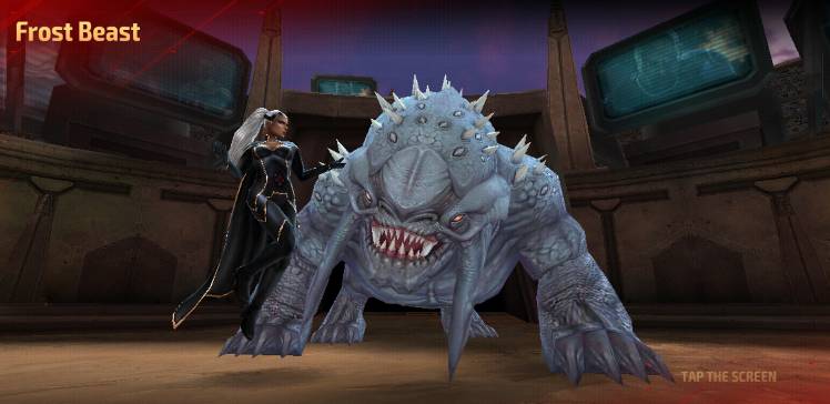 Selfie with the frost beast! Storm! - MARVEL Future Fight