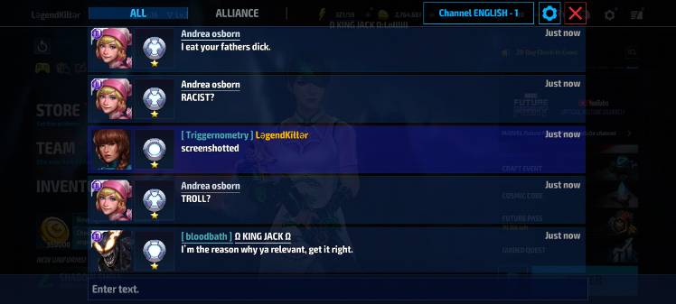 Andrea Exposed - MARVEL Future Fight