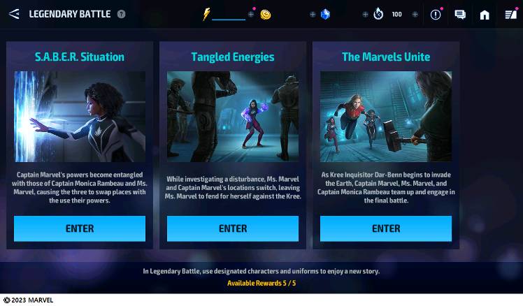 Legendary Battle Guide - MARVEL Future Fight