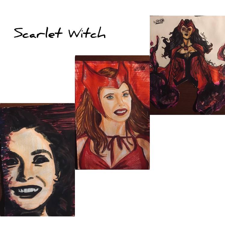Drawing:Wanda Maximoff aka Scarlet Witch #2🪄 - MARVEL Future Fight