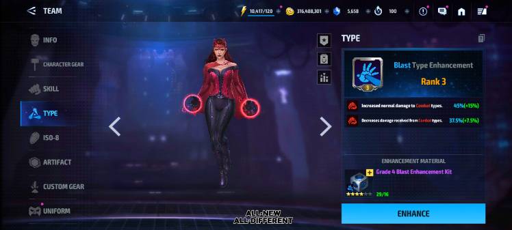 Wanda in WBL - MARVEL Future Fight