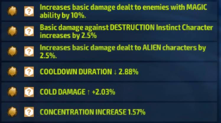 SWORD damage to instinct characters like destruction or cruelty applies ...