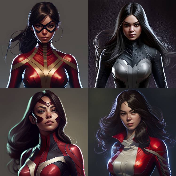 Artificial intelligence draws marvel characters part 2 - MARVEL Future ...