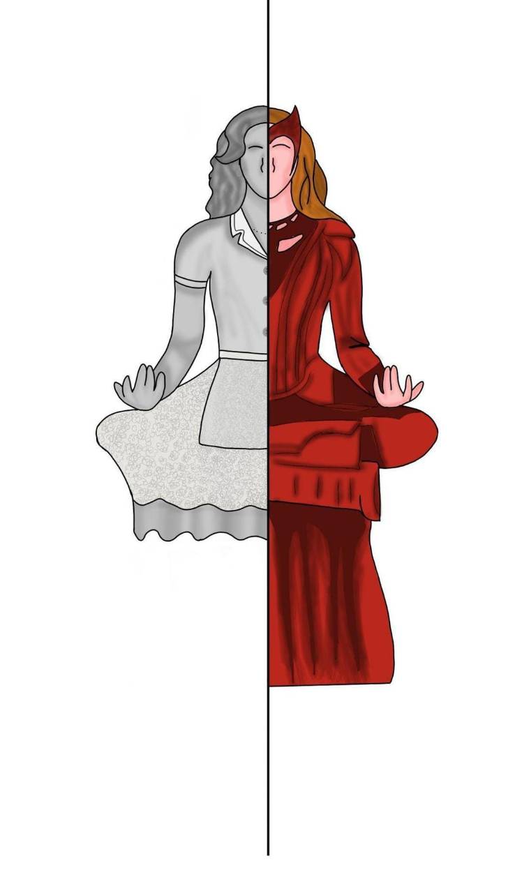 Wanda Maximoff drawing - MARVEL Future Fight