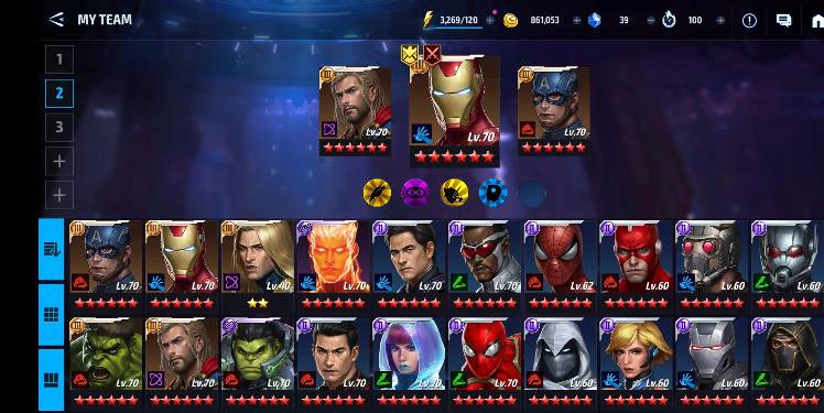 My Lobby 😍😍😍😍🤟🤟🤟 - MARVEL Future Fight