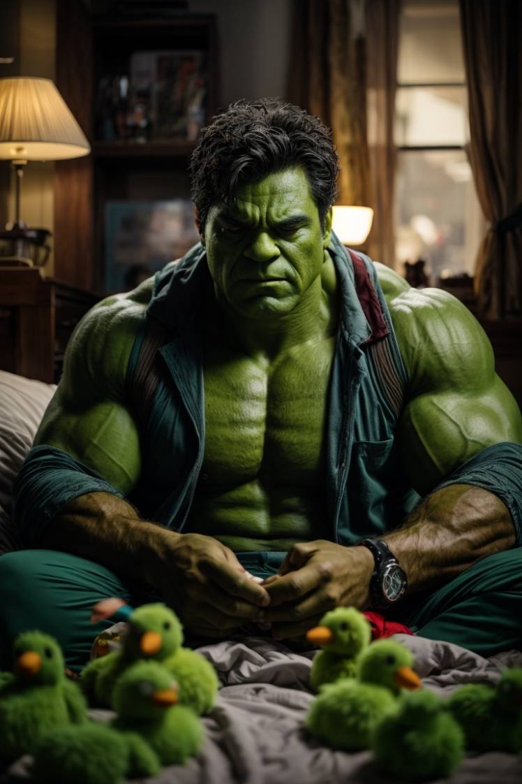 Hulk play with ducks - MARVEL Future Fight