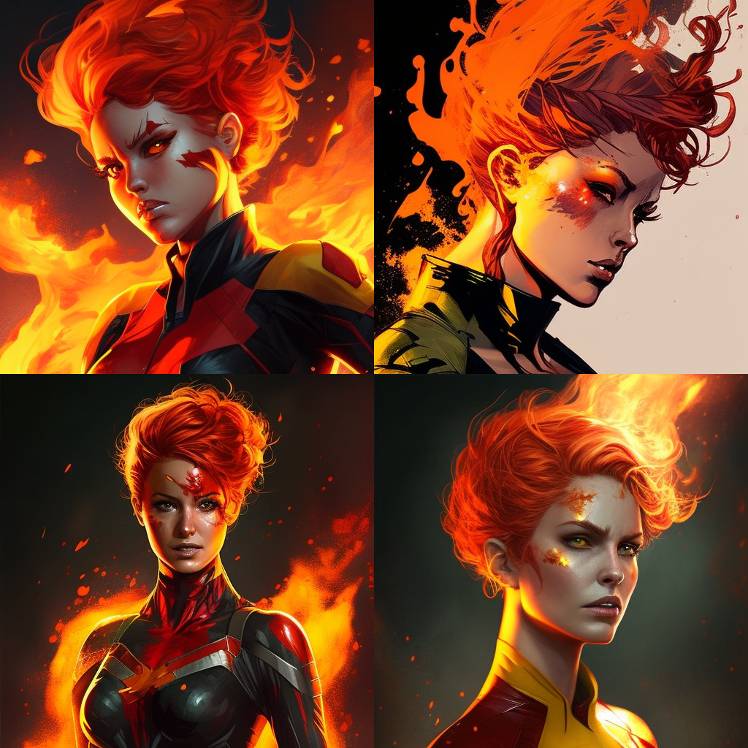 My pictures created by the neural network - MARVEL Future Fight