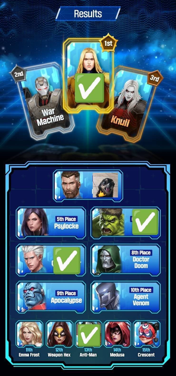 Next update - MARVEL Future Fight