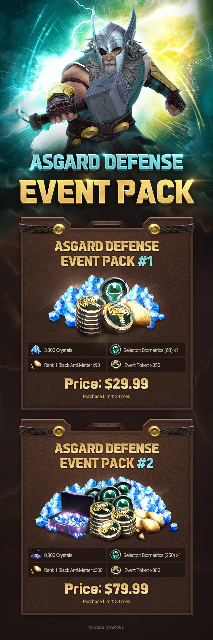 Asgard Defense Event Pack - MARVEL Future Fight