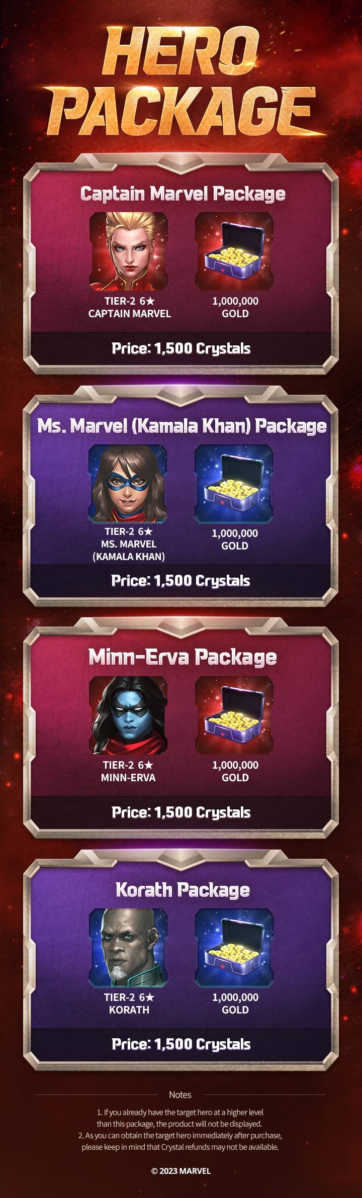 Hero Package - MARVEL Future Fight