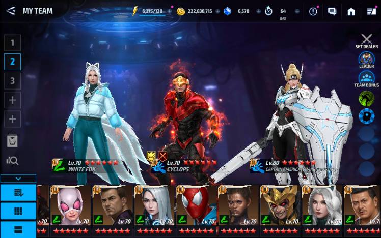 [Sharon Team Build / VenomZ302] - MARVEL Future Fight