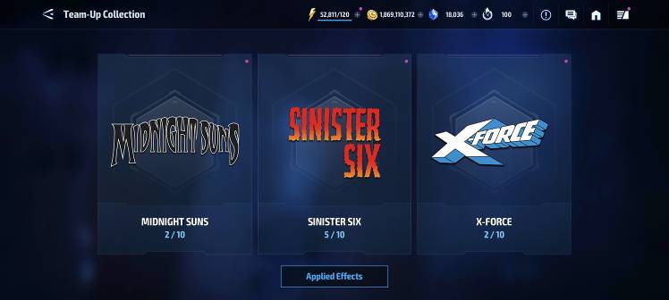 [Team-Up Collection / Team MiSFits] - MARVEL Future Fight