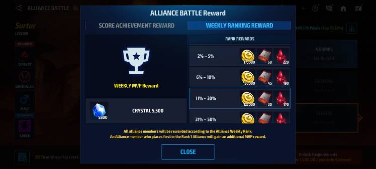 How to get this mvp rewards? - MARVEL Future Fight