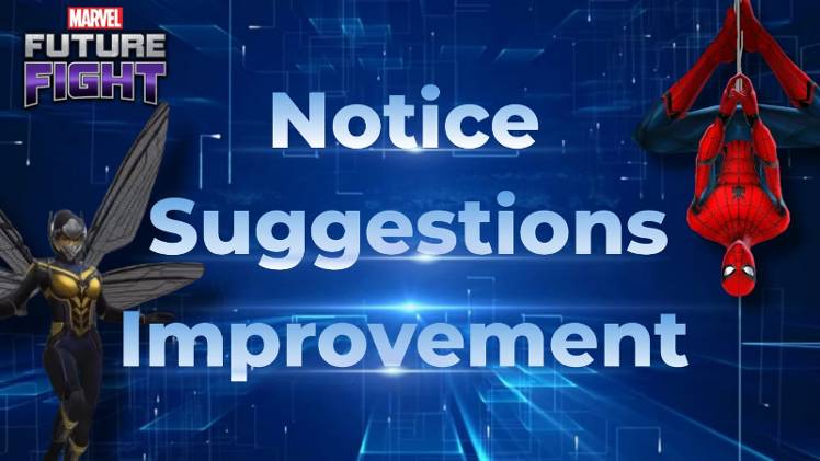 Suggestions & Feedback to Improve Marvel Future Fight - MARVEL Future Fight