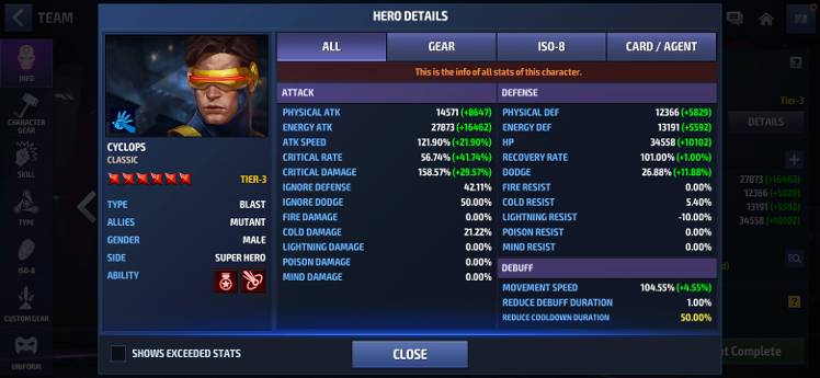 Lightning resist negative 10 percent ?? - MARVEL Future Fight