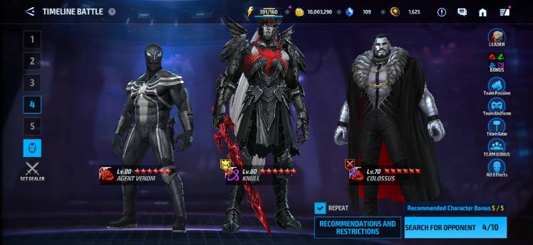 Best TIMELINE team EVER!!!! - MARVEL Future Fight