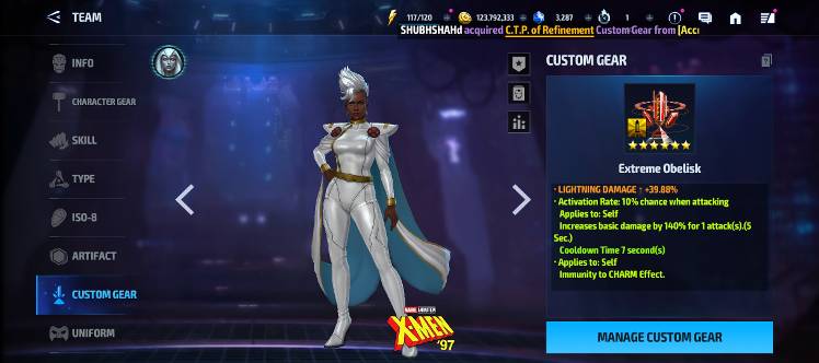 Good CTP for Storm - MARVEL Future Fight