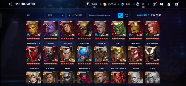 Nothing to brag about, sneak peaks of my poor account 🙏 - MARVEL Future ...