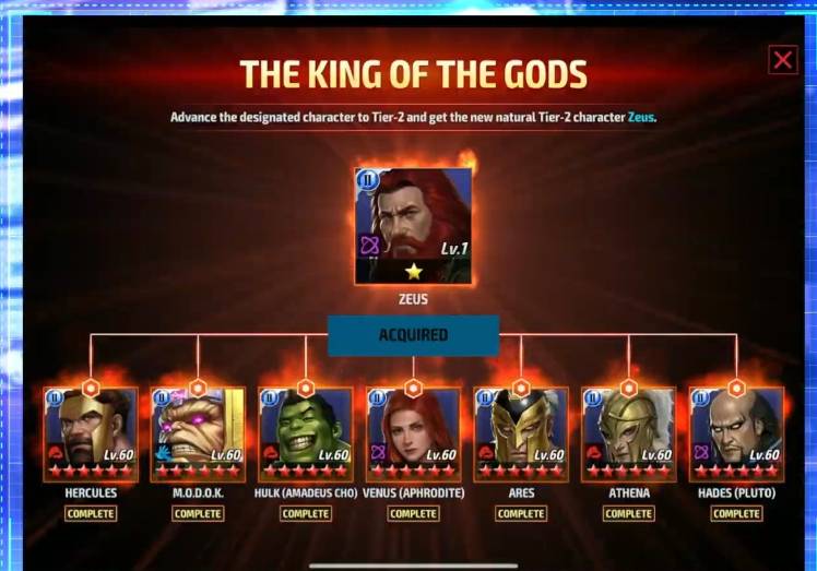 why zeus is not a native T3 !!! - MARVEL Future Fight