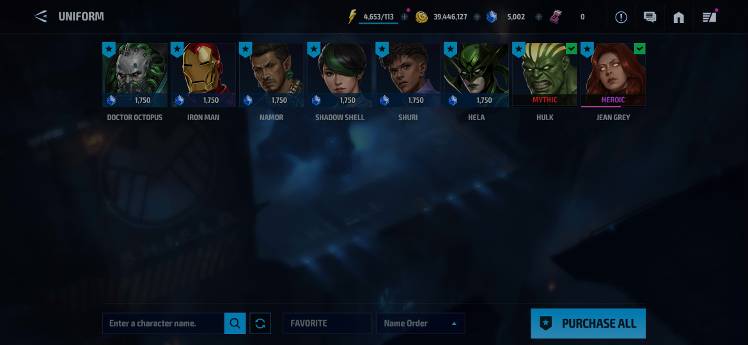 anniversary uniforms - MARVEL Future Fight