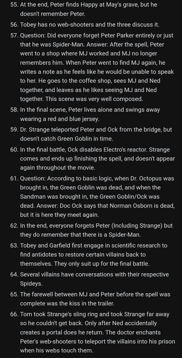 Those who are interested here is the full plot for Nwh ... - MARVEL ...