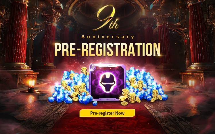 Pre Registration Rewards - MARVEL Future Fight