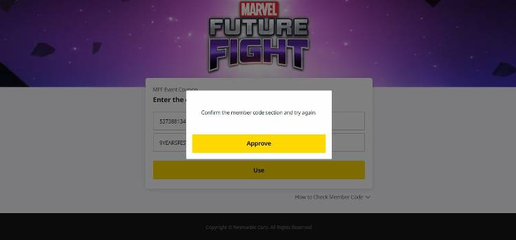 HELP Coupon Code - MARVEL Future Fight