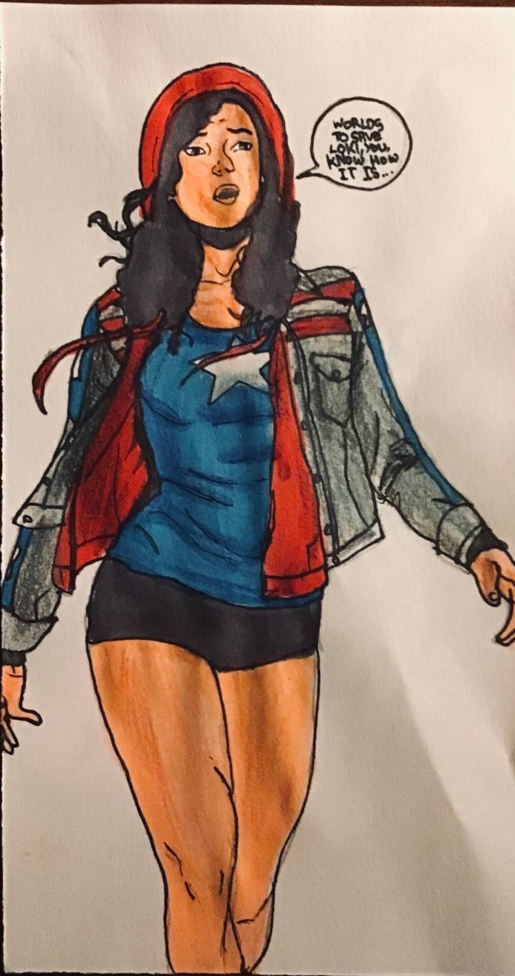 Drawing:America Chavez 🪄 - MARVEL Future Fight