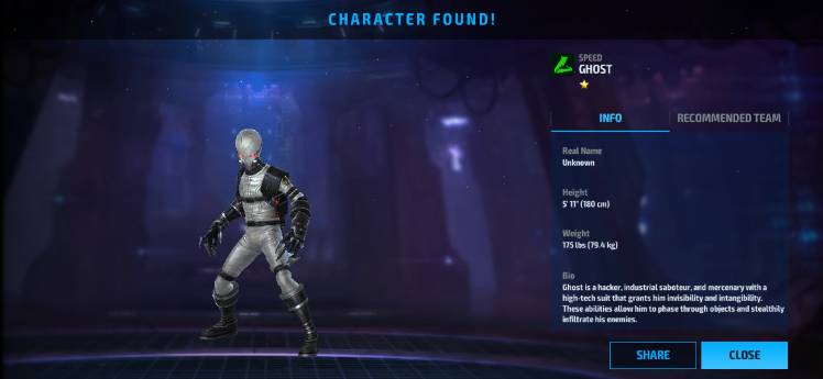 Another p character Ghost Unlock 🔓 - MARVEL Future Fight