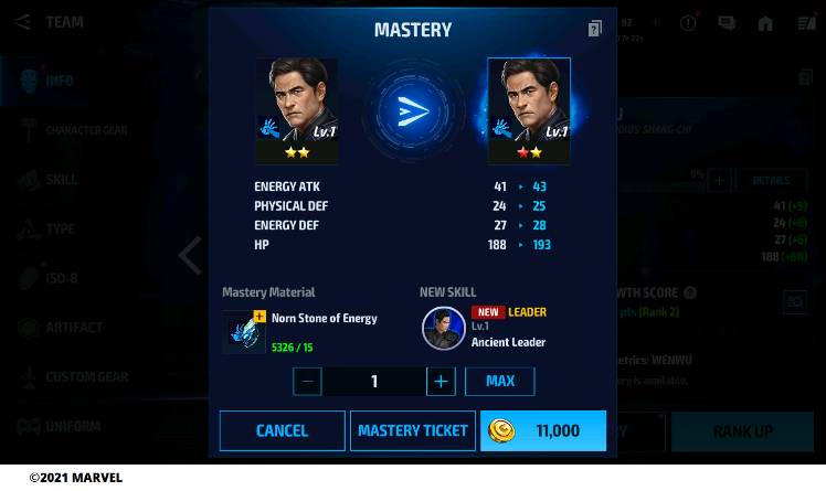 Basic Character Growth Guide - MARVEL Future Fight