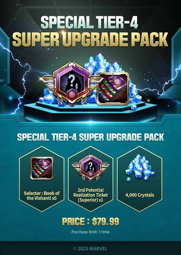 Special Tier-4 Super Upgrade Pack - MARVEL Future Fight