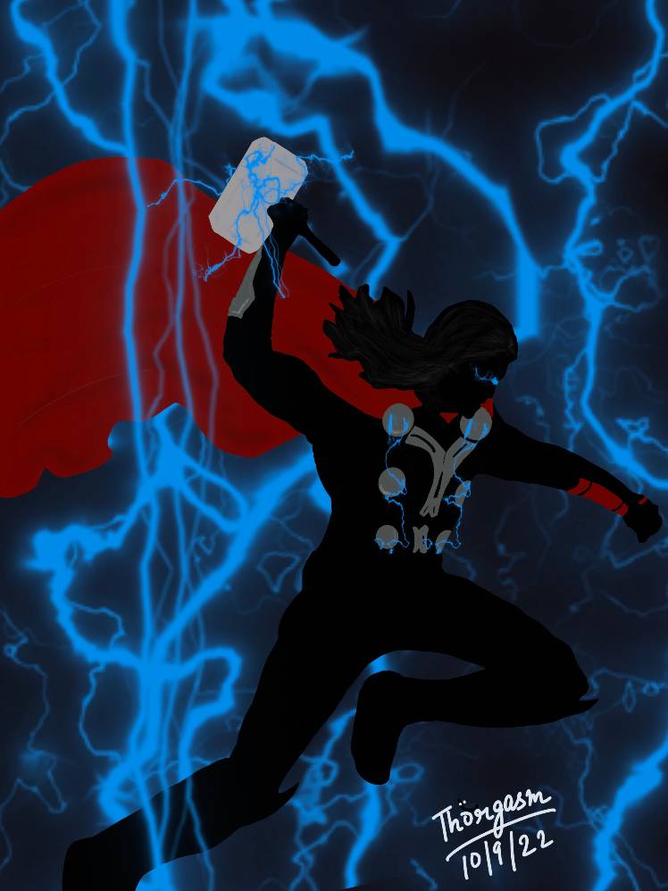 Thor Digital Artwork - MARVEL Future Fight