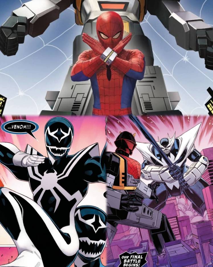 Venom in Power Rangers - MARVEL Future Fight