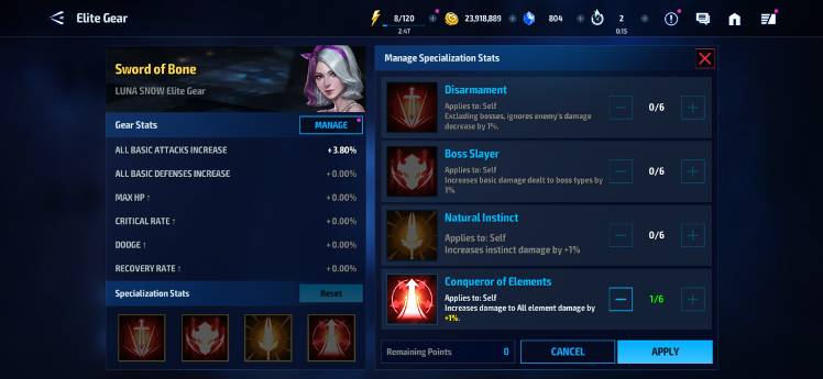 Elite gear are expensive! - MARVEL Future Fight