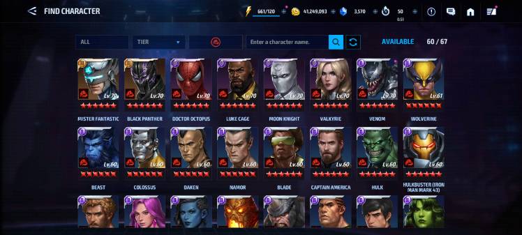 Which characters should I upgrade? - MARVEL Future Fight