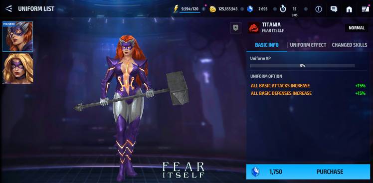 Titania vs She Hulk - MARVEL Future Fight