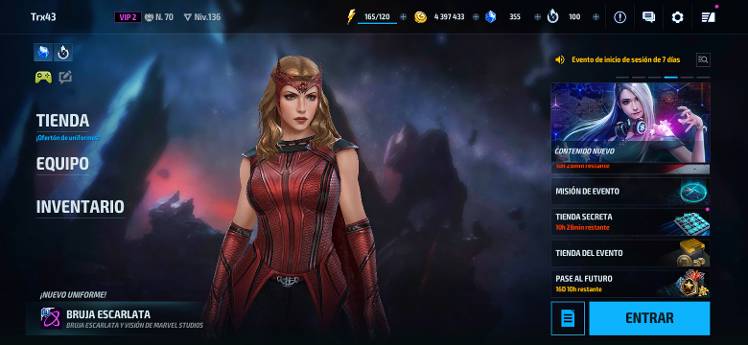 Wanda needs more damage - MARVEL Future Fight