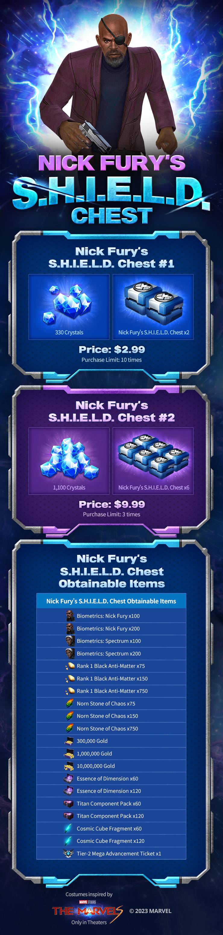 Nick Fury’s S.H.I.E.L.D. Chest - MARVEL Future Fight