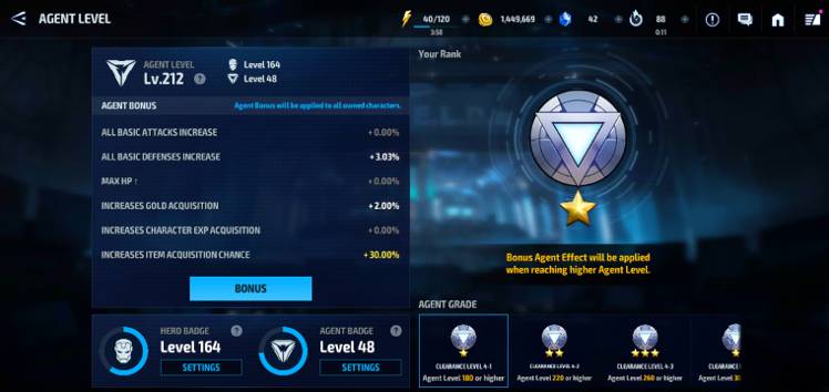 Quick way to boost badge - MARVEL Future Fight