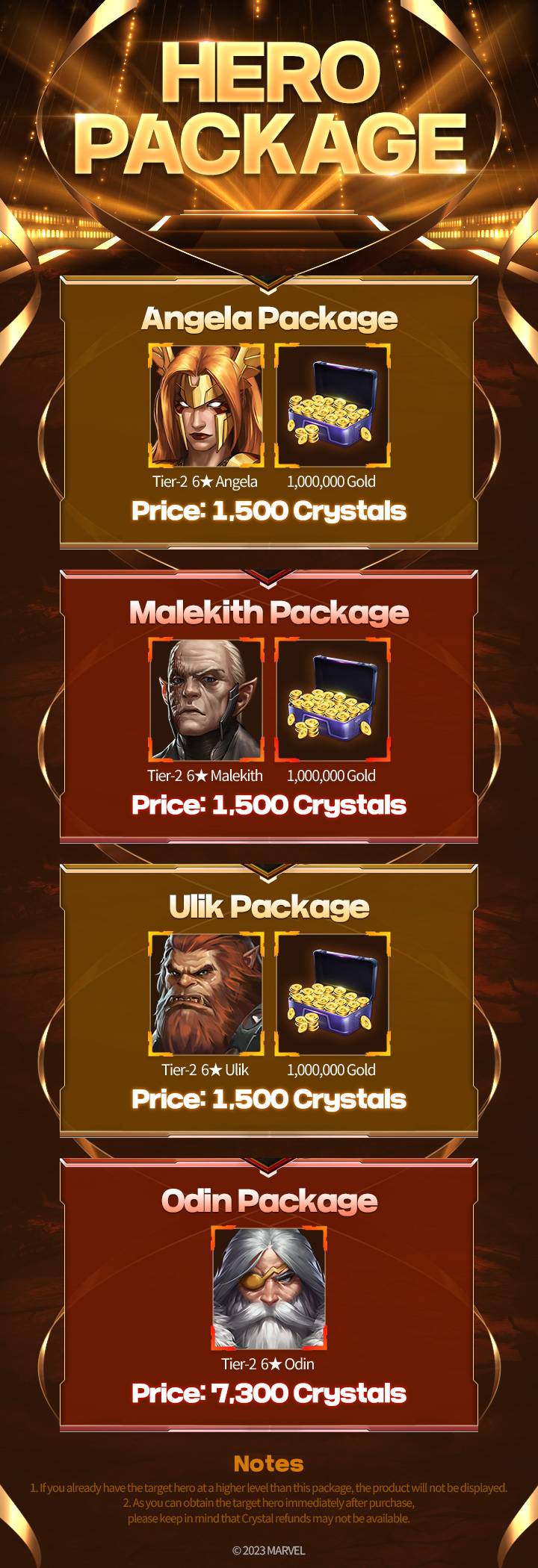 Hero Package - MARVEL Future Fight