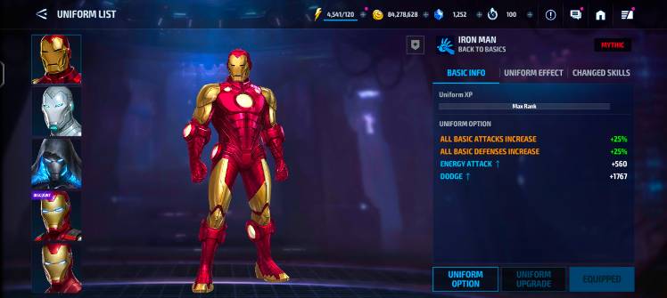 Iron Man Back to Basics review - MARVEL Future Fight