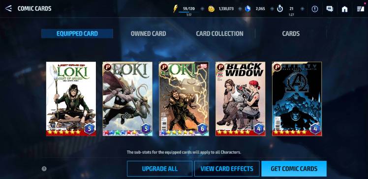 Rework Card combine mechanics - MARVEL Future Fight